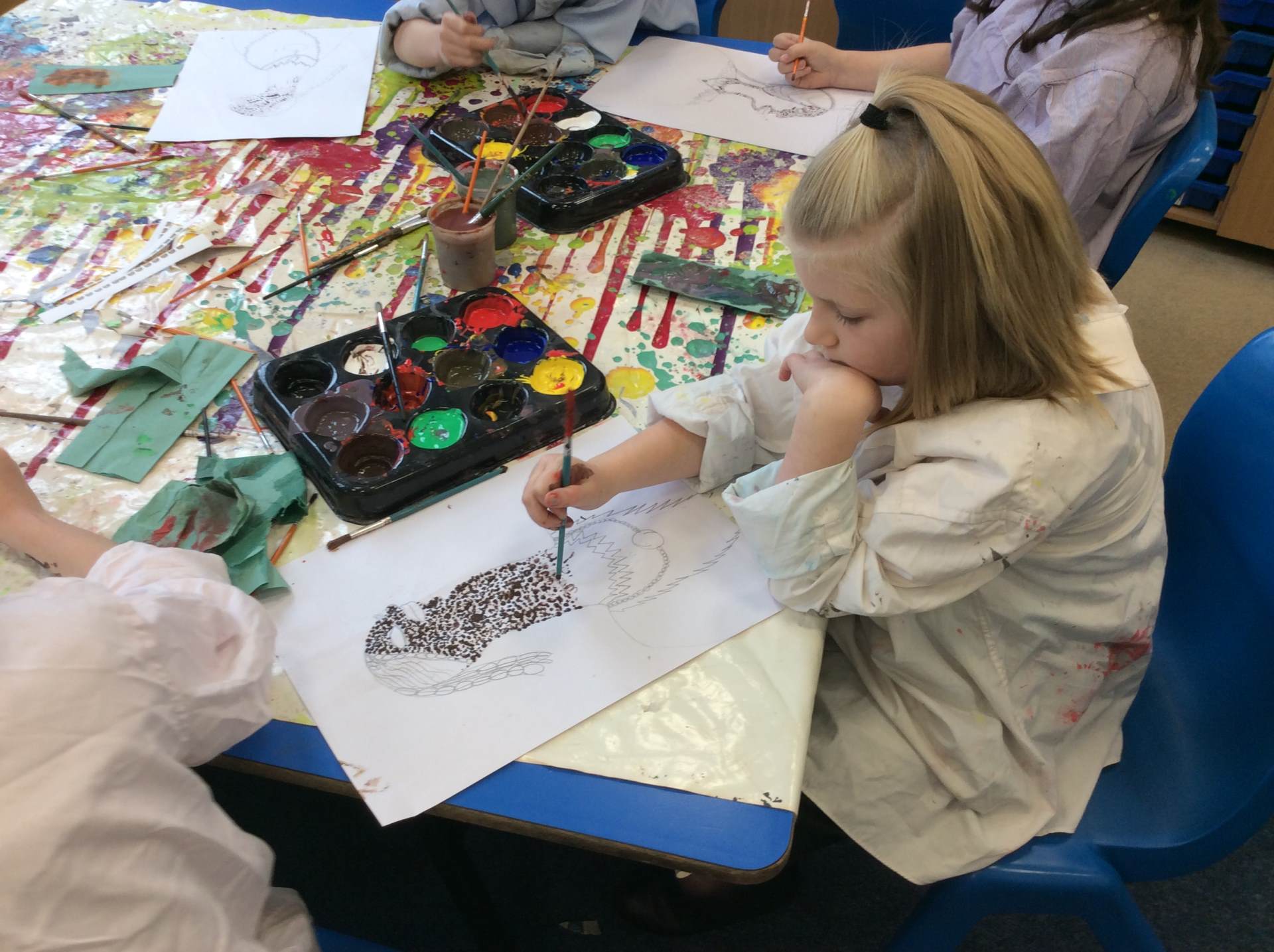 West Hill Primary - Year 6 Art Project for Our MAAFA Topic